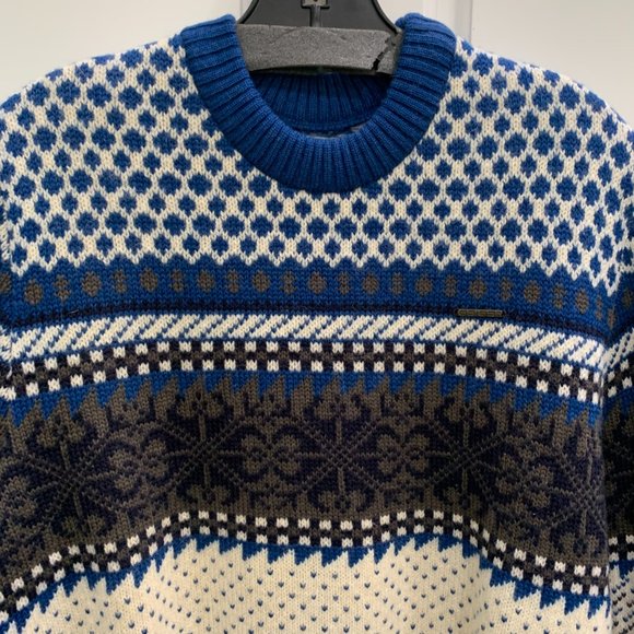 geiger | Sweaters | Vintage Mens Geiger Austria Tyrol Blue Wool Sweater ...